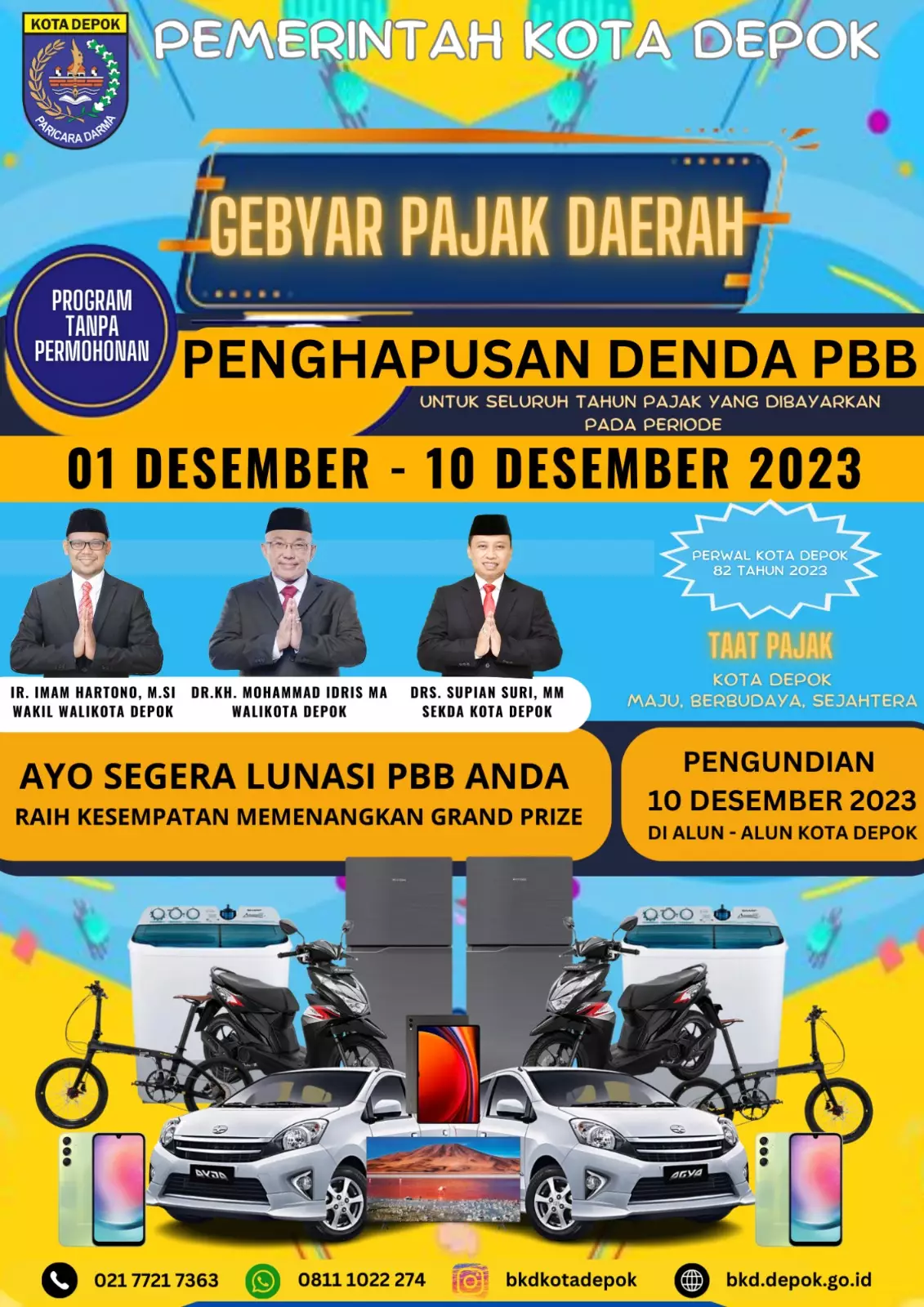 Portal Berita Resmi Pemerintah Kota Depok - BKD Depok Luncurkan Program Hapus Denda PBB-P2 ...