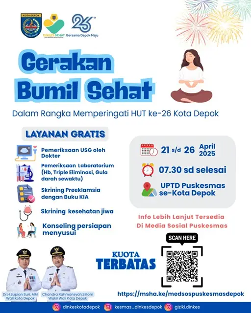 Portal Berita Resmi Pemerintah Kota Depok - Sambut HUT ke-26, Pemkot Depok Sediakan Pemeriksaan ...