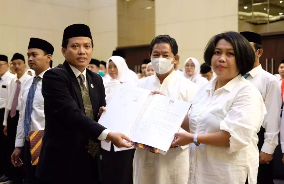 KPU Depok Lantik 189 Anggota PPS Pemilu 2024 – DEPOK POS