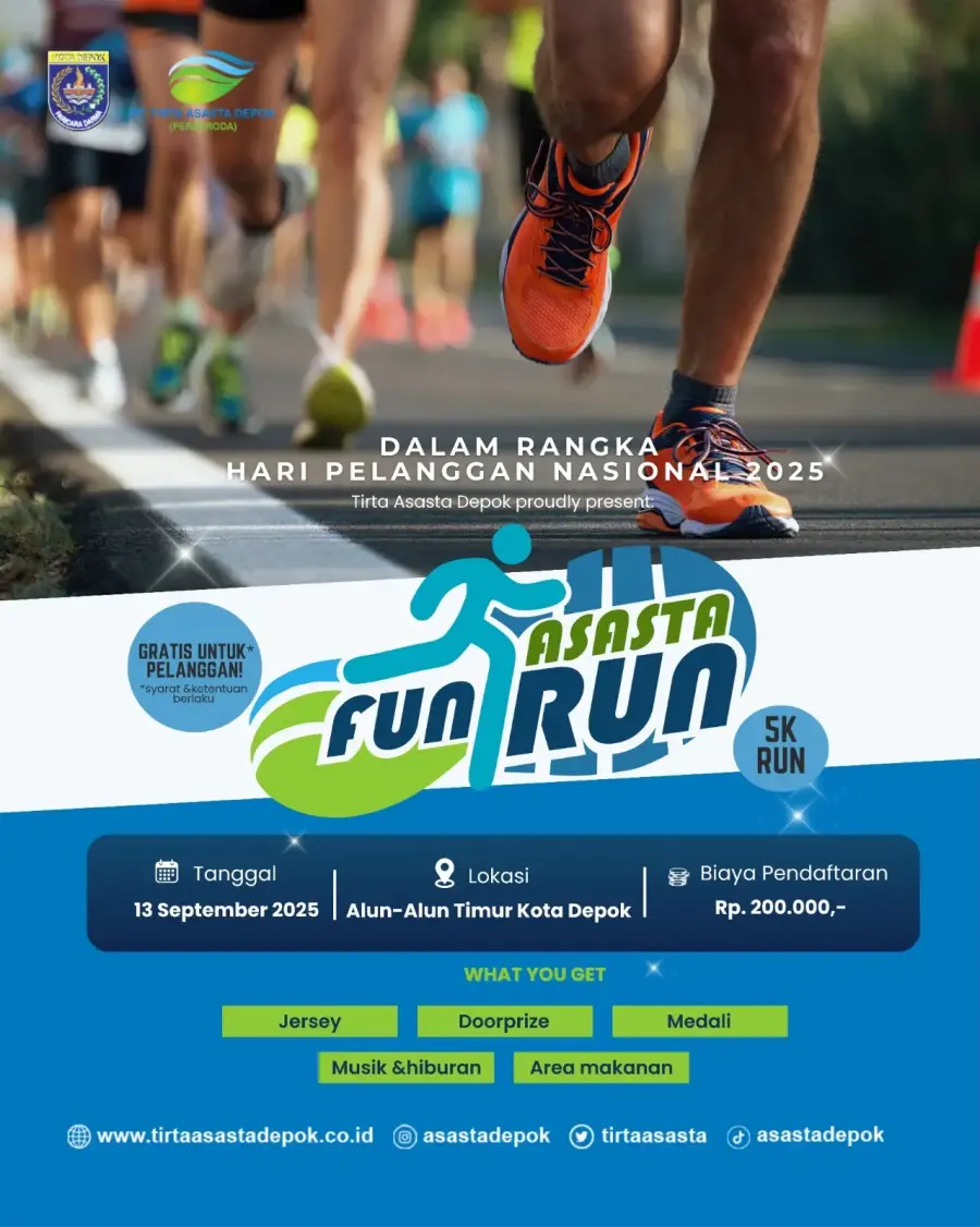 Portal Berita Resmi Pemerintah Kota Depok - Asasta Fun Run 2025 Is ...